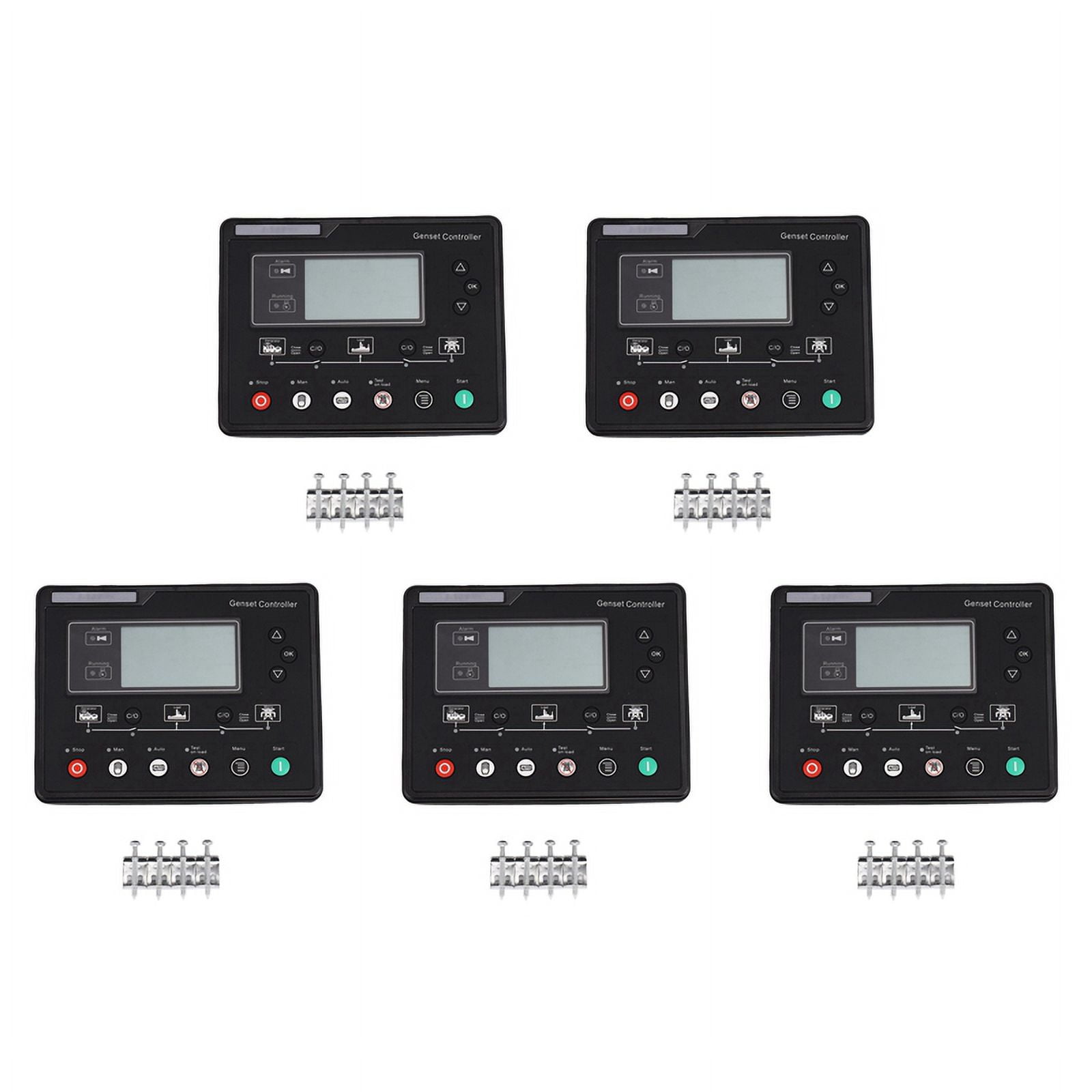 5X 6120U Generator Set Controller LCD Automatic Start Genset Control ...