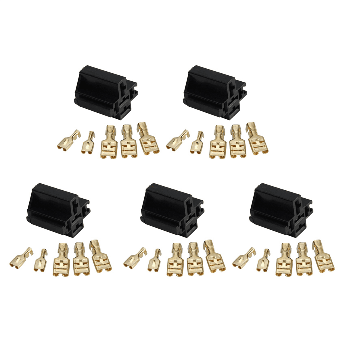 5X 80A High Current Relay Socket Relay Wide Pin Relay Socket Auto Parts ...