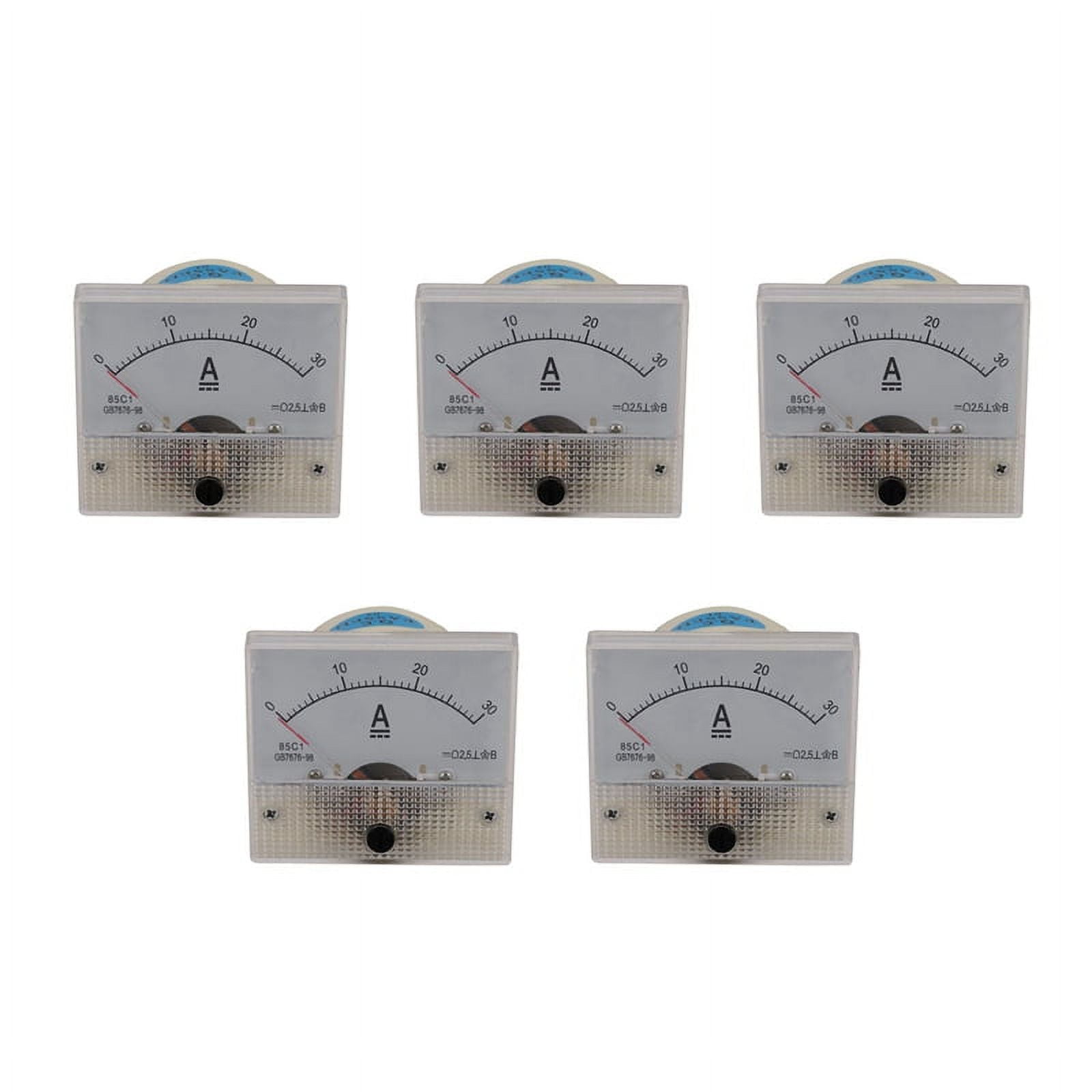 5X 85C1-A Dc Analog Meter Panel Meter Gauge 30A Amp Gauge Current ...