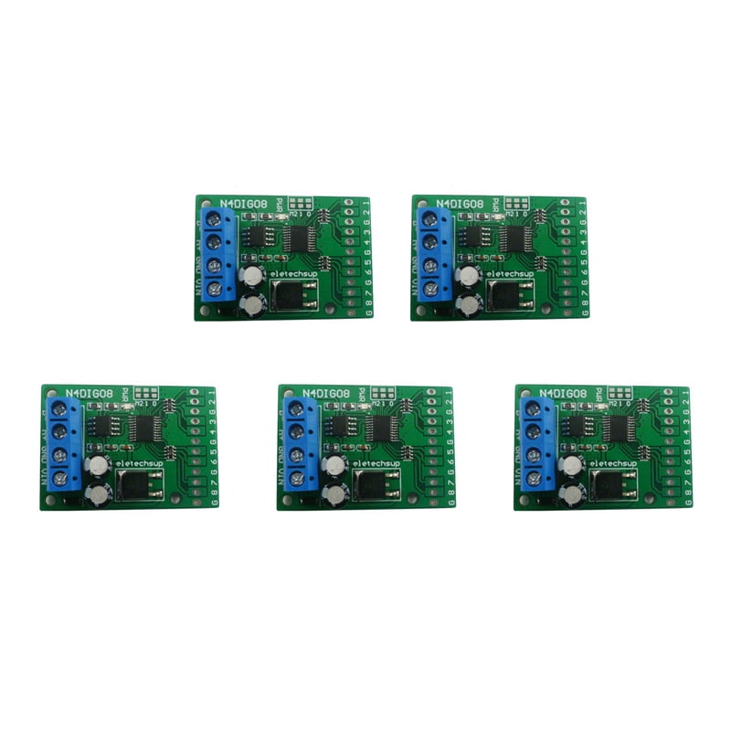 5x 8ch Input Output Digital Switch Ttl Lvttl Cmos Rs485 Io Control Module Modbus Rtu Board For