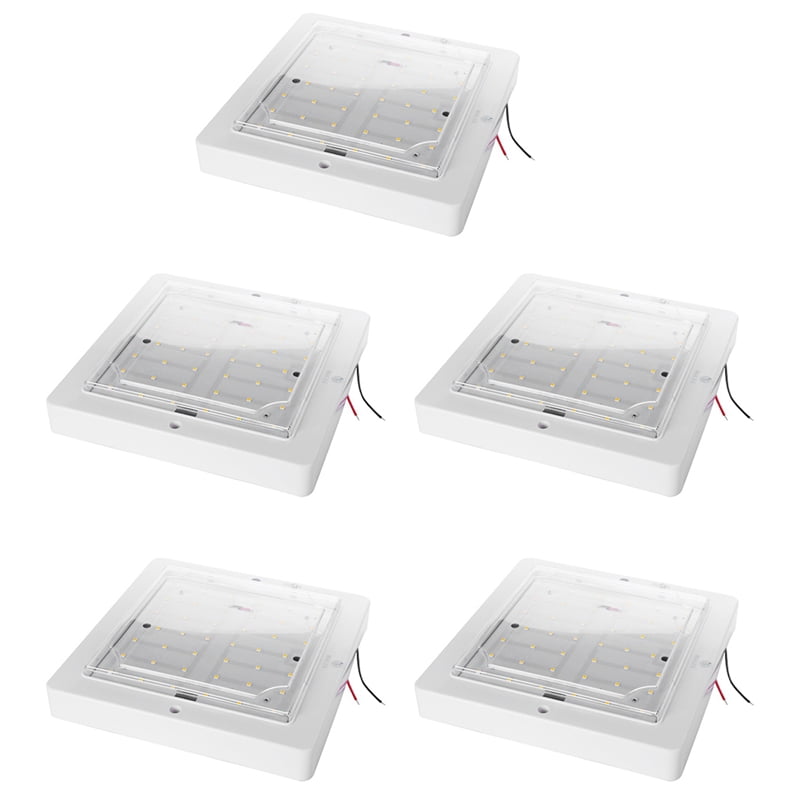 5X 9W 12V Car Caravan Rv Led Interior Roof Ceiling Interior Lamp Dome ...