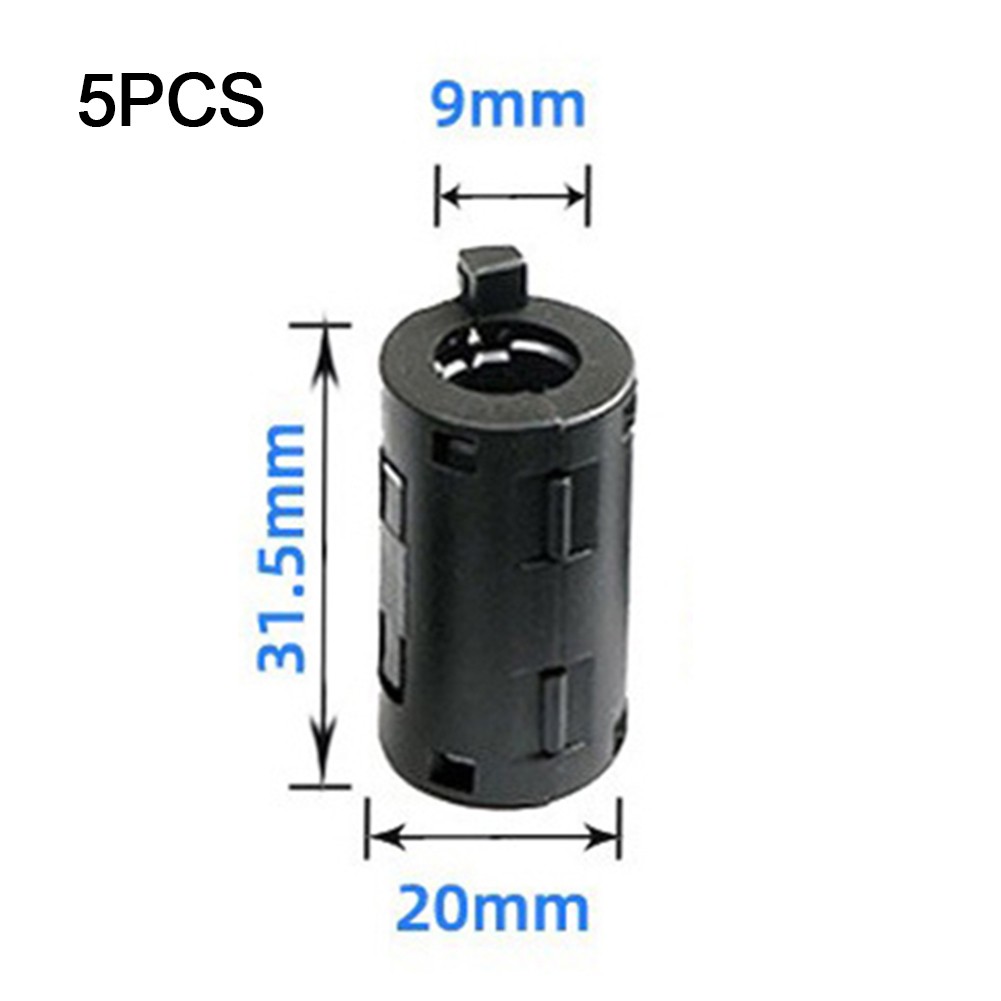 5X Anti-Interference Snap for Ferrite Cable Core Choke Clip Emc ...
