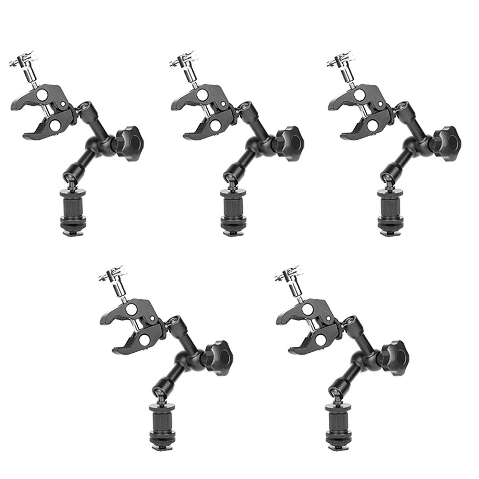 5X Arm 7 Inch Articulating Friction Arm Clamp Adjustable Rod Clamp ...