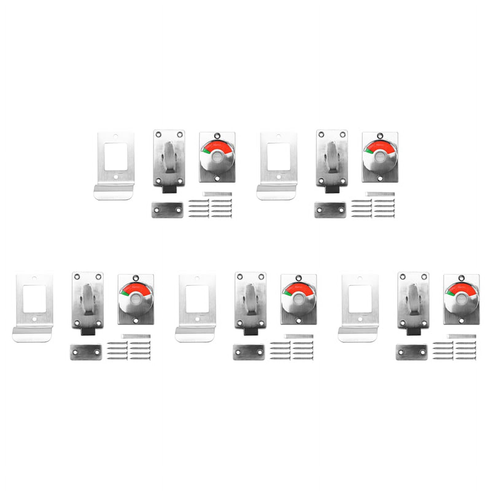 5X Bathroom Toilet Wc Indicator Privacy Dead Bolt Door Lock Latch ...