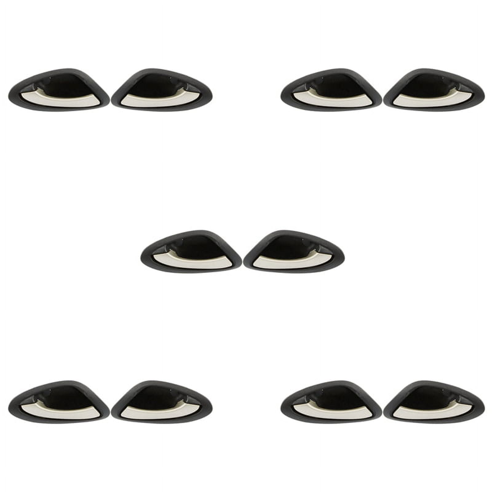 5X Black Color Car Inner Door Handle Interior Handles for FIT JAZZ CITY ...