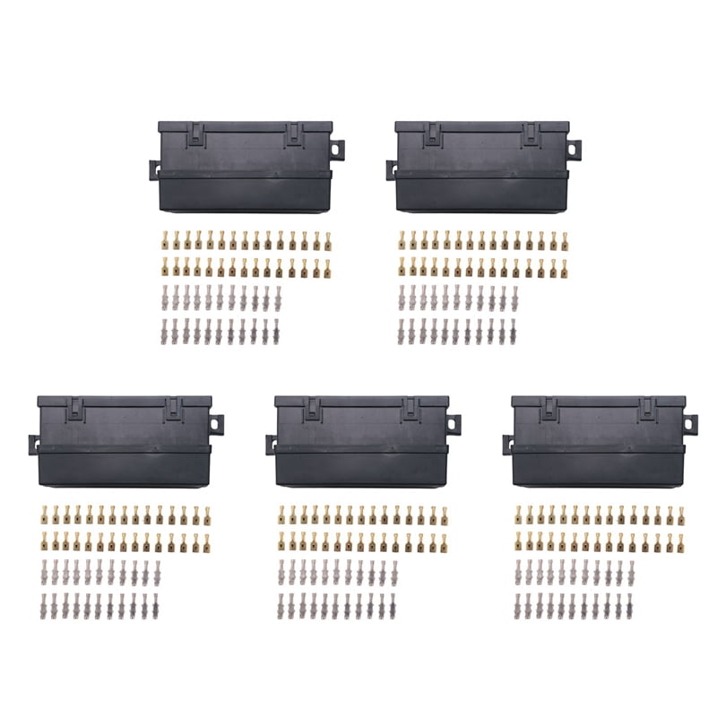 5X Car 11 Way Fuse Holder Relay Box with Terminals Relays Waterproof ...