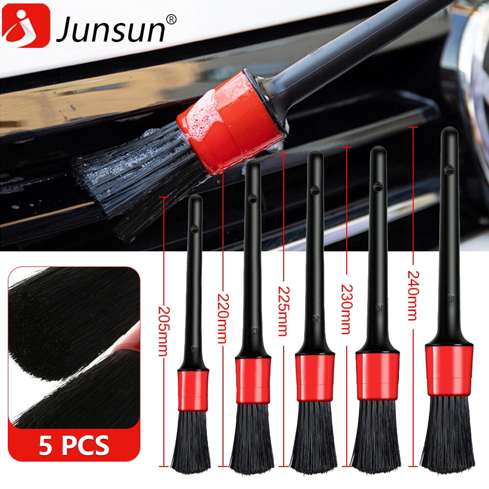 5X Car Detail Brush Wash Auto Detailing Cleaning Kit Engine Wheel ...