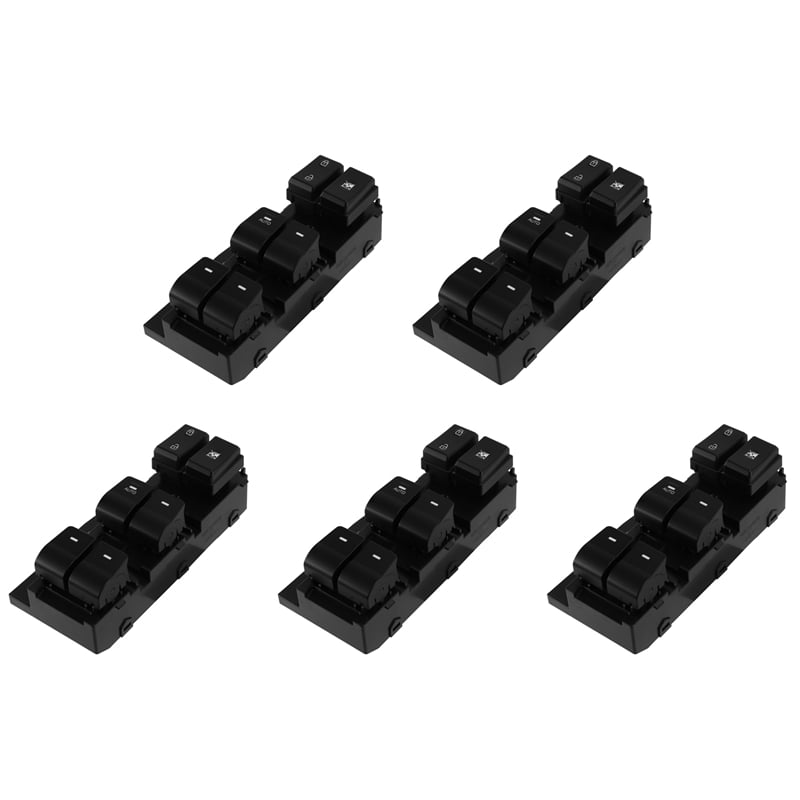 5X Car Window Left Front Master Lifter Switch with "Auto"Switch Button ...