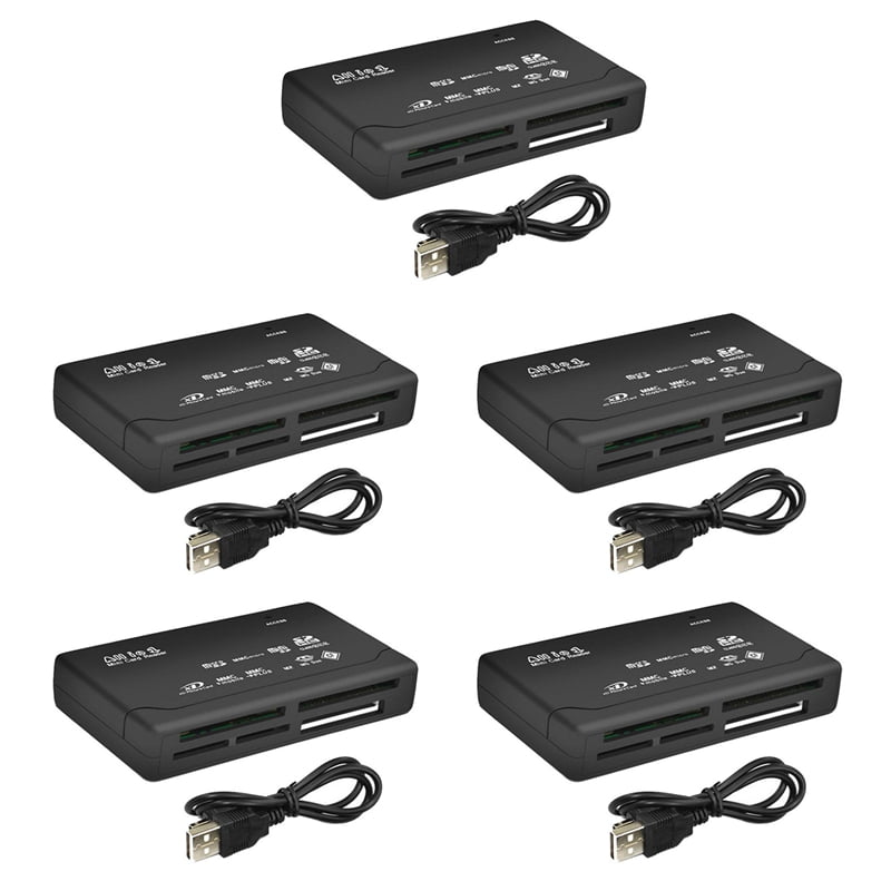 5X Card Reader USB2.0 Memory Card Reader Fast Data Transmission Card ...