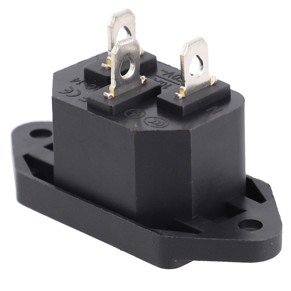 5X Charging Built-In Plug Socket 3Pin Ac-04 Power Male Female Connector ...