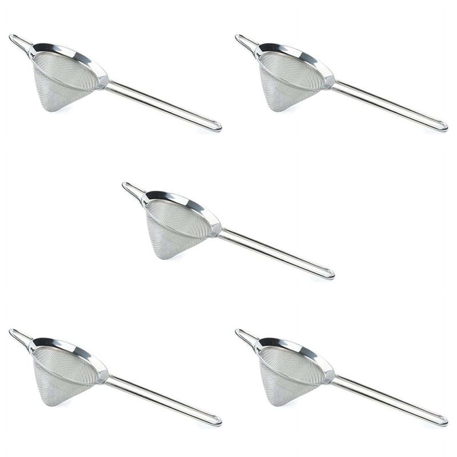 5X Cocktail Fine Strainer Stainless Steel Conical Mesh Strainer ...