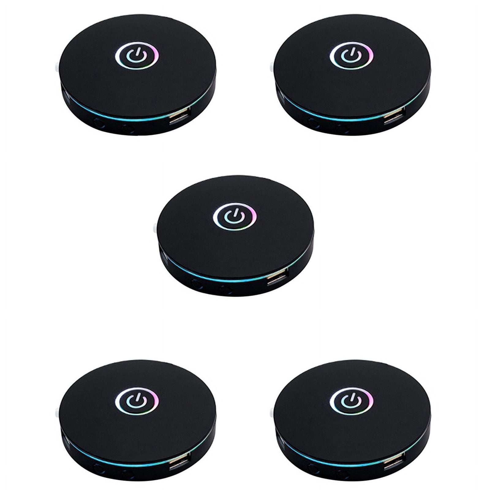 5X Computer Switch RGB Lighting Effect External Host Power Switch ...