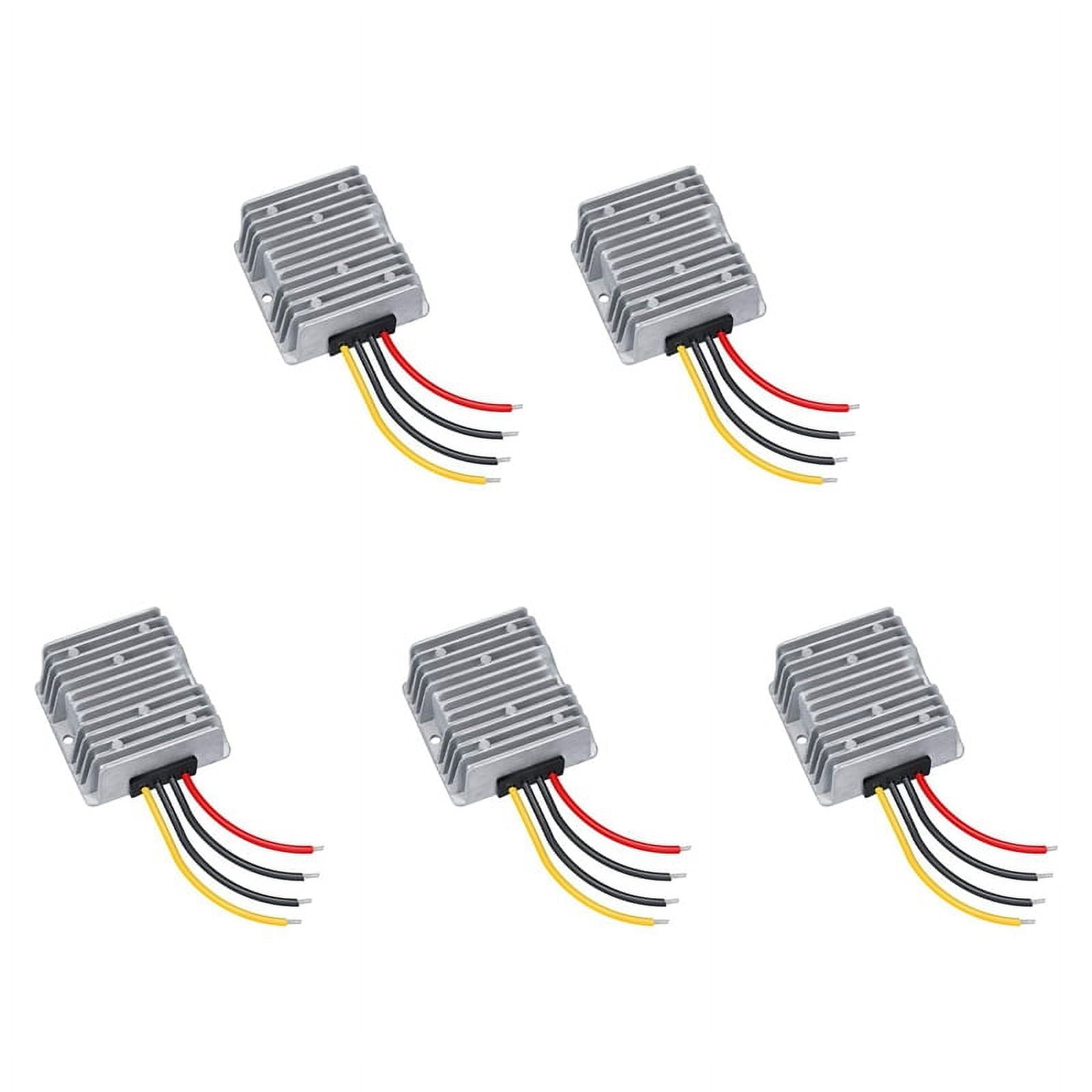 5X DCDC Converter Voltage 48V to 12V 10A 120W Voltage Converter Waterproof Buck Transformer ...