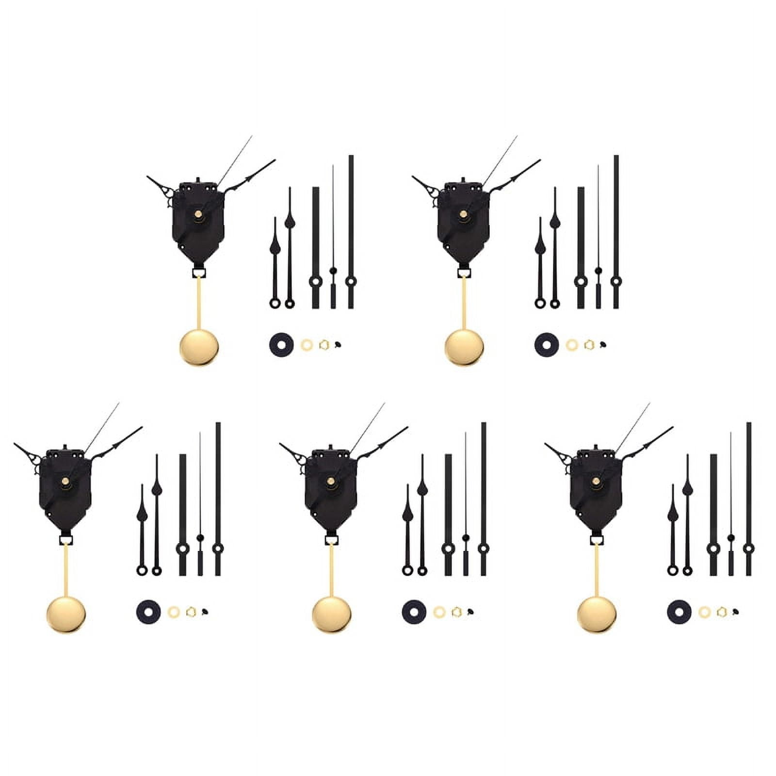 5X DIY Pendulum Clock Movement Mechanism with 15 Pairs Different Hands ...