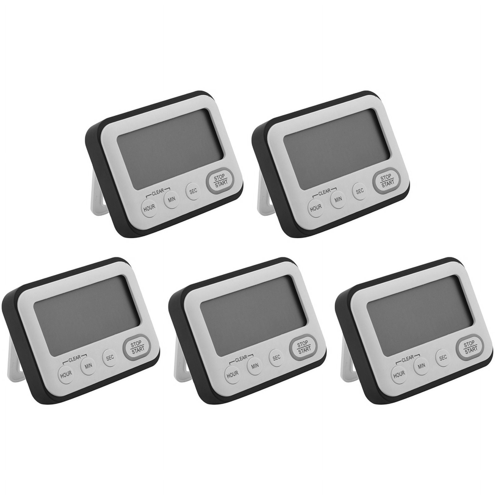 5X Digital Kitchen Countdown Timer: Teachers Classroom Counter Large ...