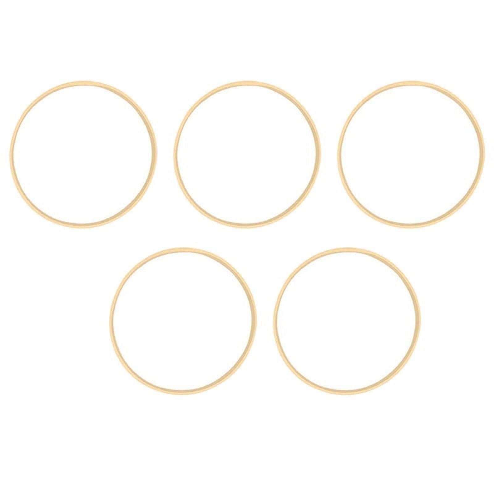 5X Dream Bamboo Rings,Wooden Circle Round Catcher DIY Hoop 10cm ...