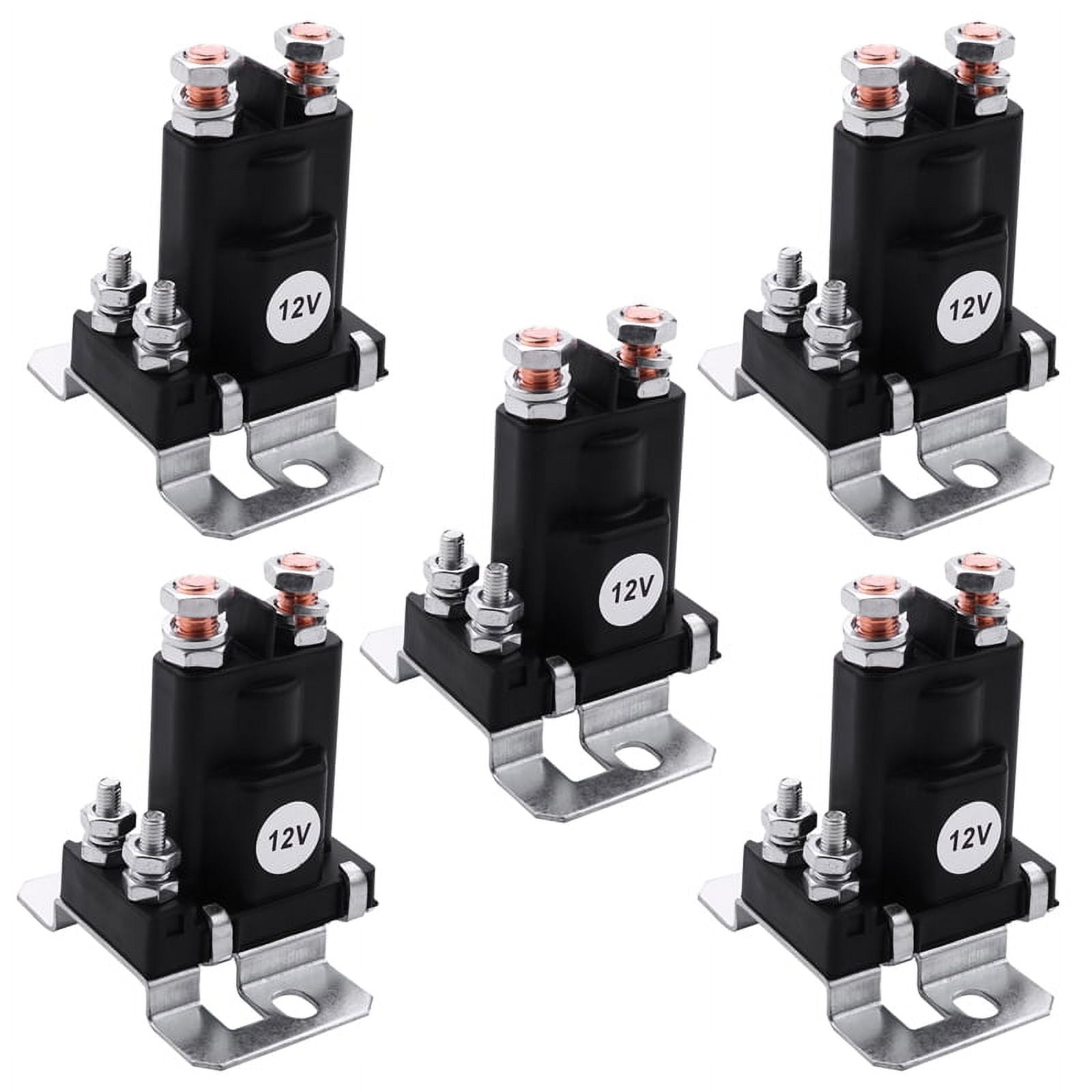 5X Dual Battery Isolator Relay Start On/ 4 Pin 500A 12V for Car Power ...