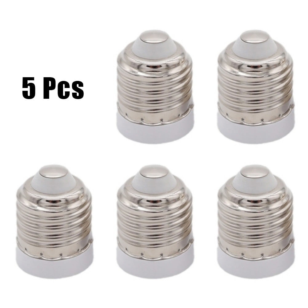 5X E27 to E17 light bulb Adapters Candelabra Chandelier convert Sockets ...