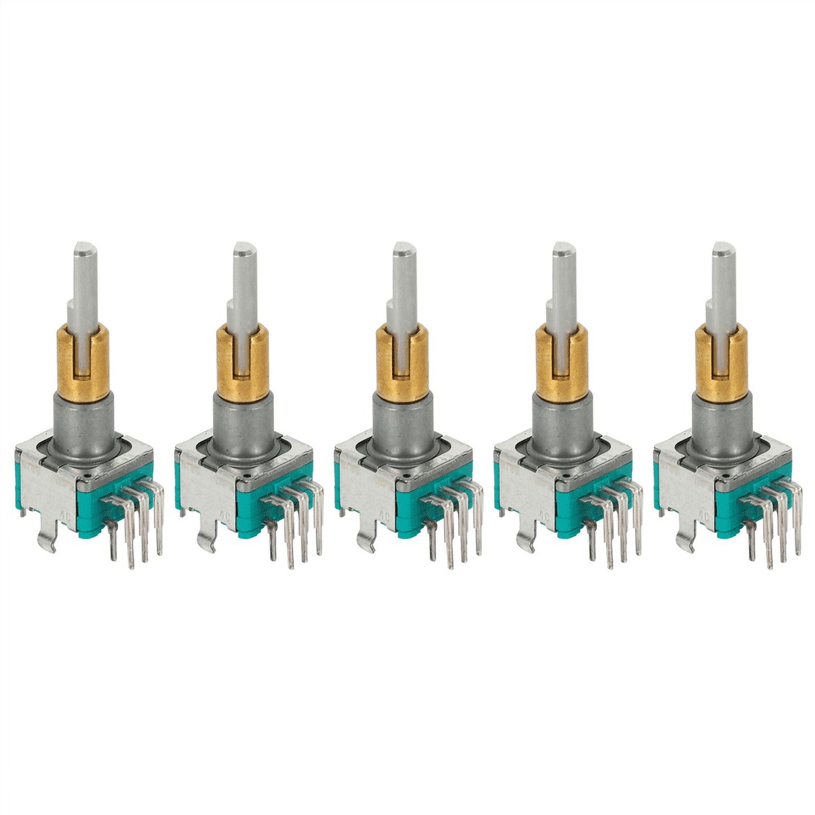 5X EC11EBB24C03 Dual Encoder with Switch 30 Positioning Number 15 Pulse ...
