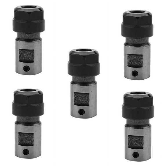 5X ER11 Collet Chuck Motor Shaft Extension Rod Spindle Collet Lathe ...