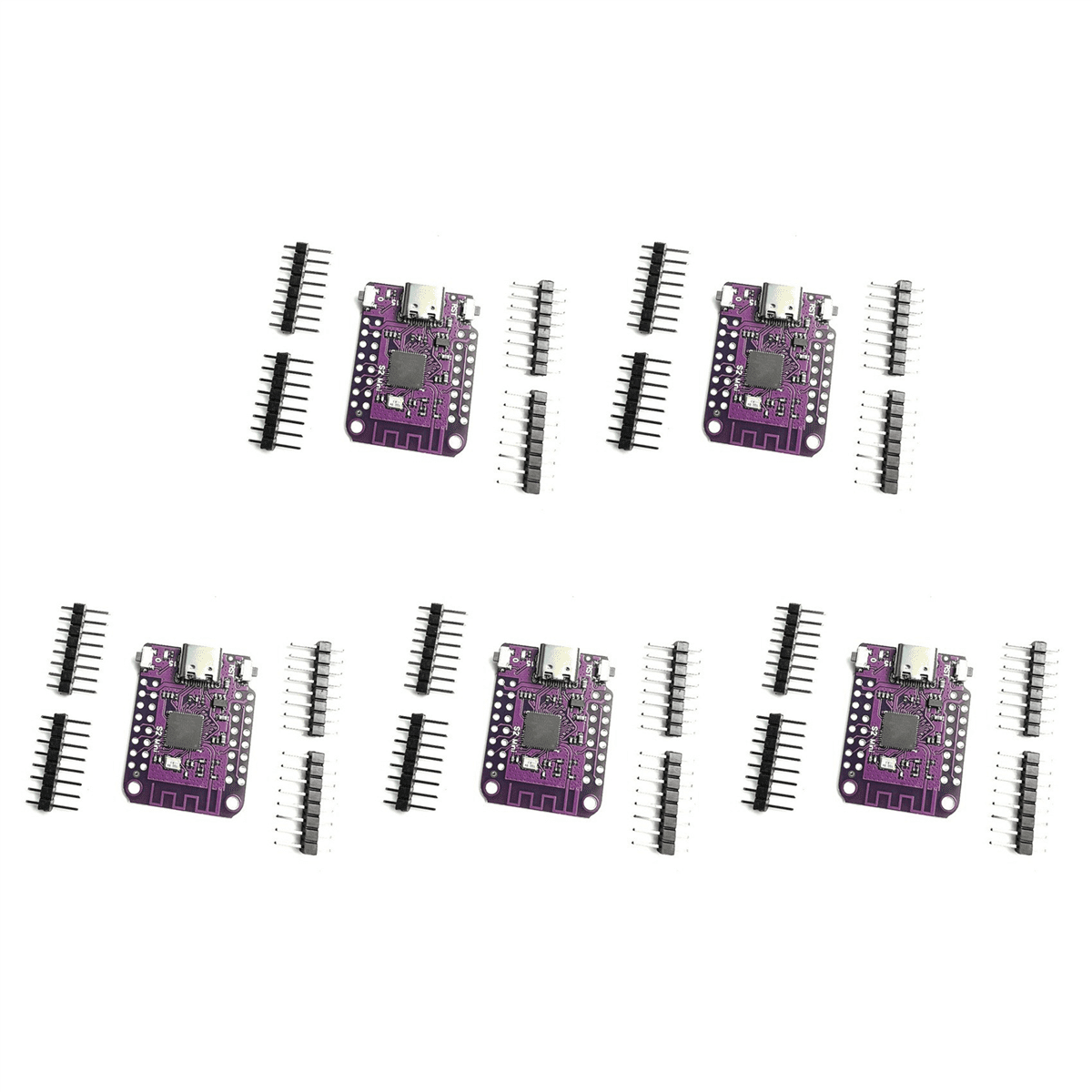 5X ESP32 S2 Mini V1.0.0 WIFI IOT Board Based ESP32-S2FN4R2 ESP32-S2 4MB ...