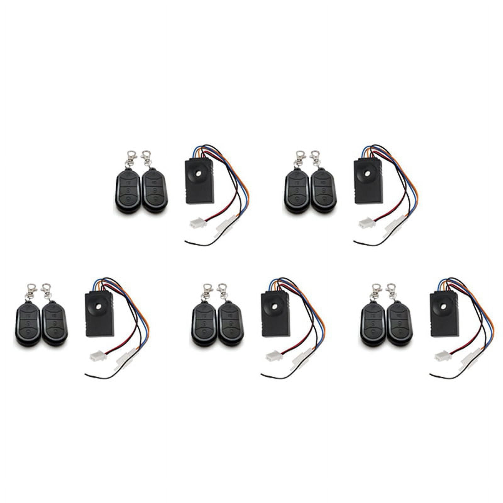5X Ebike Alarm System Dual Remote Control 36V 48V 60V 72V Alarm ...