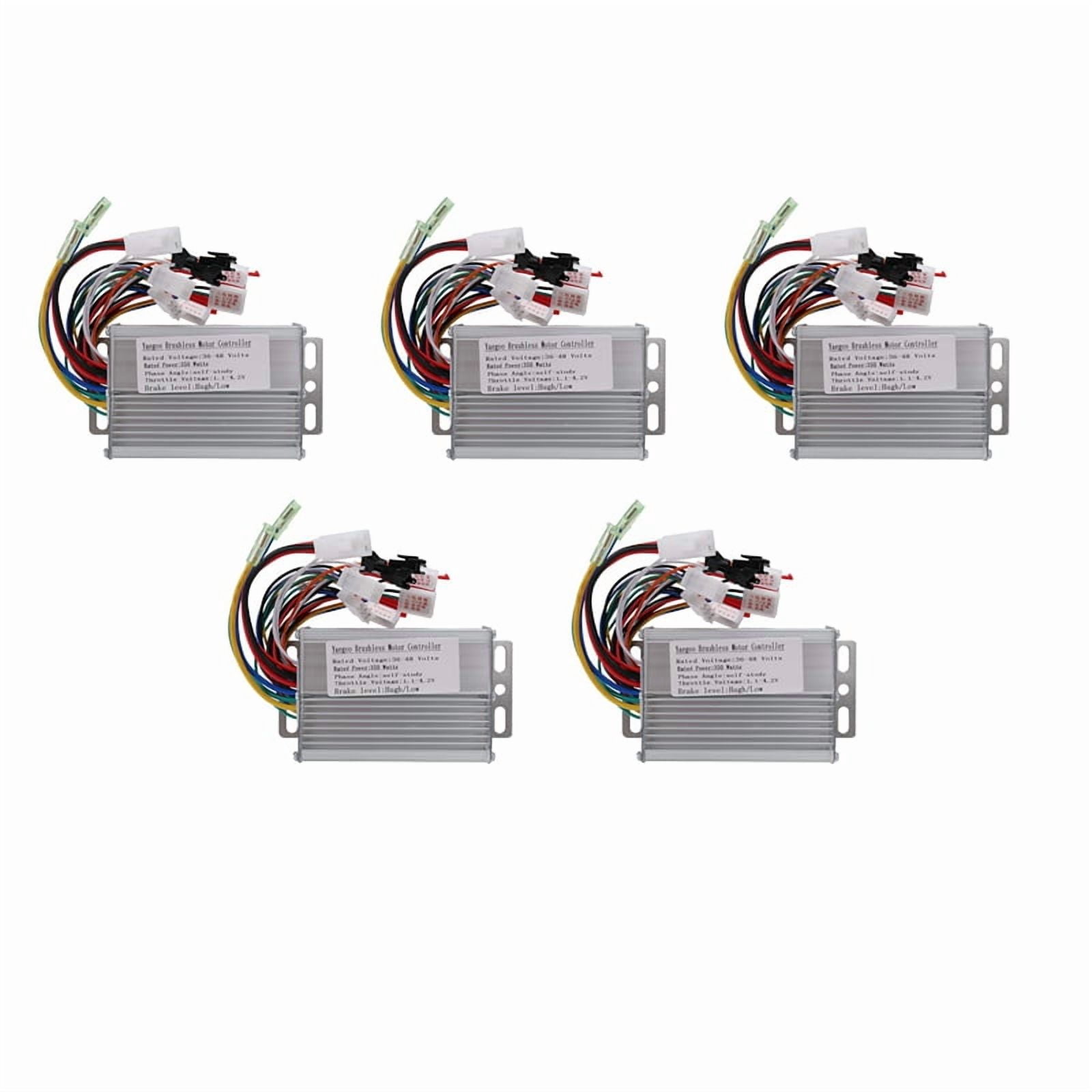 5X Electric Bike Brushless DC Motor Controller 36V/48V 350W for ...