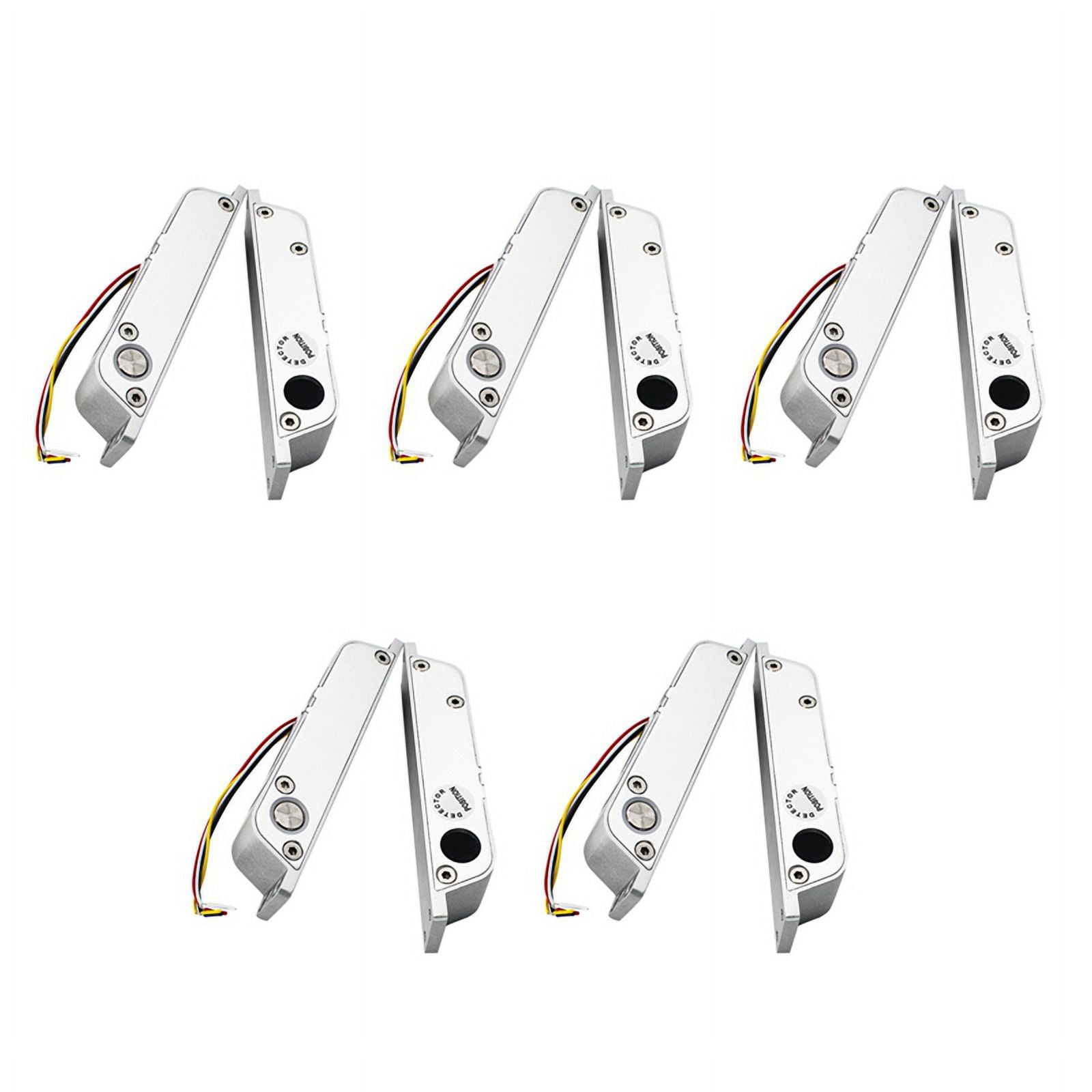 5X Electric Drop 4 Wires DC12V Electronic Mortise Locks Wooden Door ...