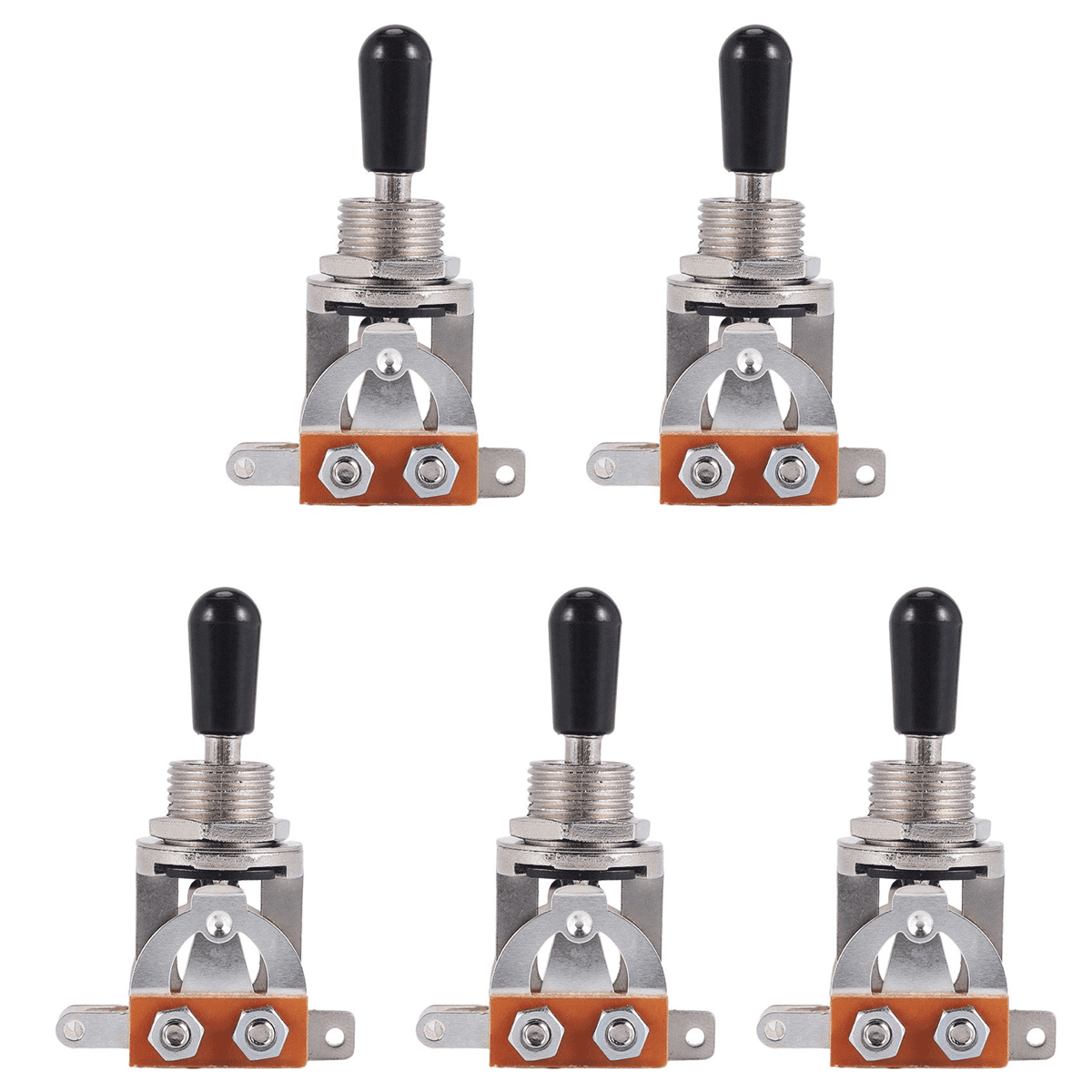 5X Electric Guitar Toggle Switch 3 Way in Black (Rhythm Treble) Pickup ...