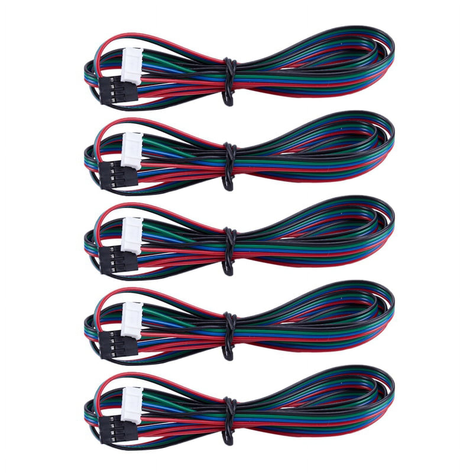 5X Extended NEMA 17 Stepper Motor Cable 1M Long 4 6 Pin 3D Printer,5 x ...