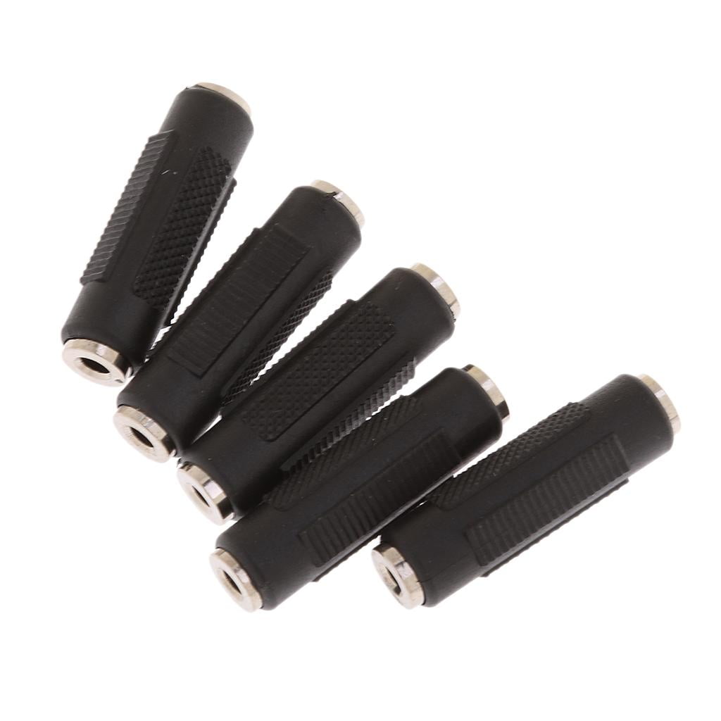 5X Female To Female Stereo 1/8 """"""""3.5mm Jack Audio Connector: TV ...