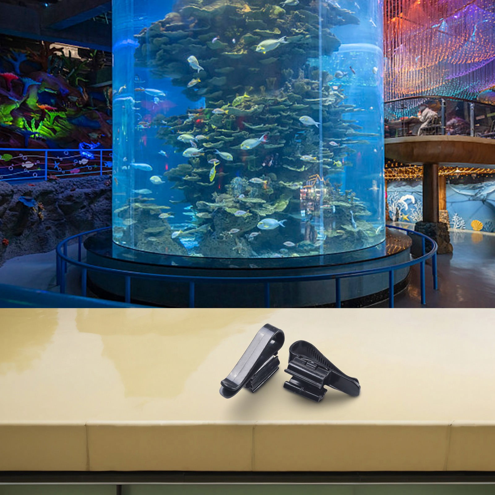 5X Fish Tank Clamp Mounting Clip Aquarium Hose Holder for Water Pipe ...