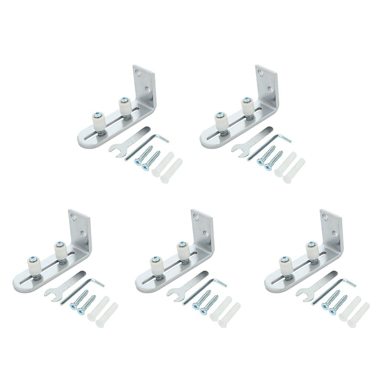 5X Floor Guide for Bottom of Sliding Barn Doors Adjustable Wall Mount ...