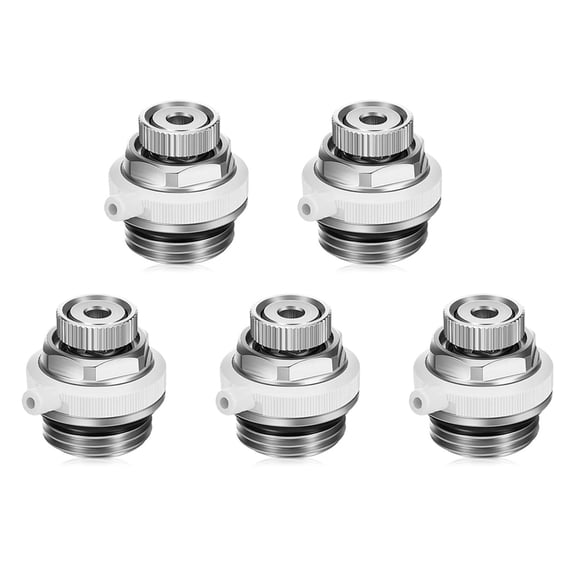 5X Fully Automatic Air Vent Auto Cut-Off Self Bleeding Radiator Valve 1 ...