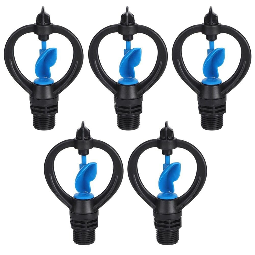 5X G1/2 Male Thread Garden Lawn Water Sprinkler Watering Spray Head ...
