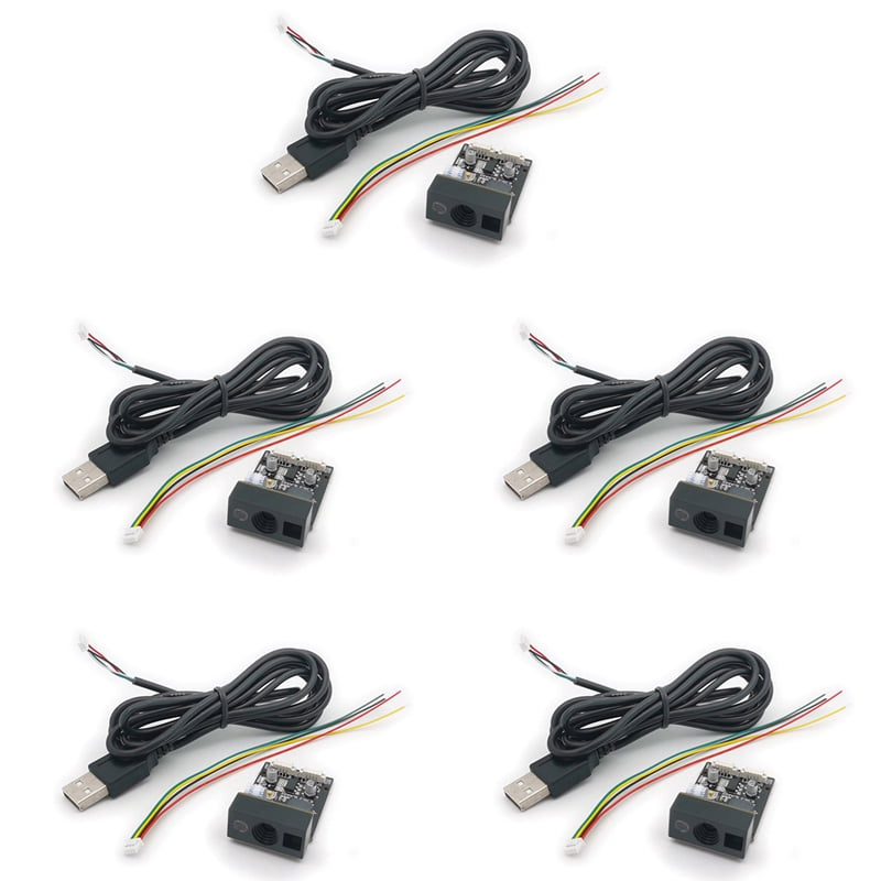 5X GM865 1D 2D Barcode Scanner USB TTL Bar Code Reader QR Code Module ...