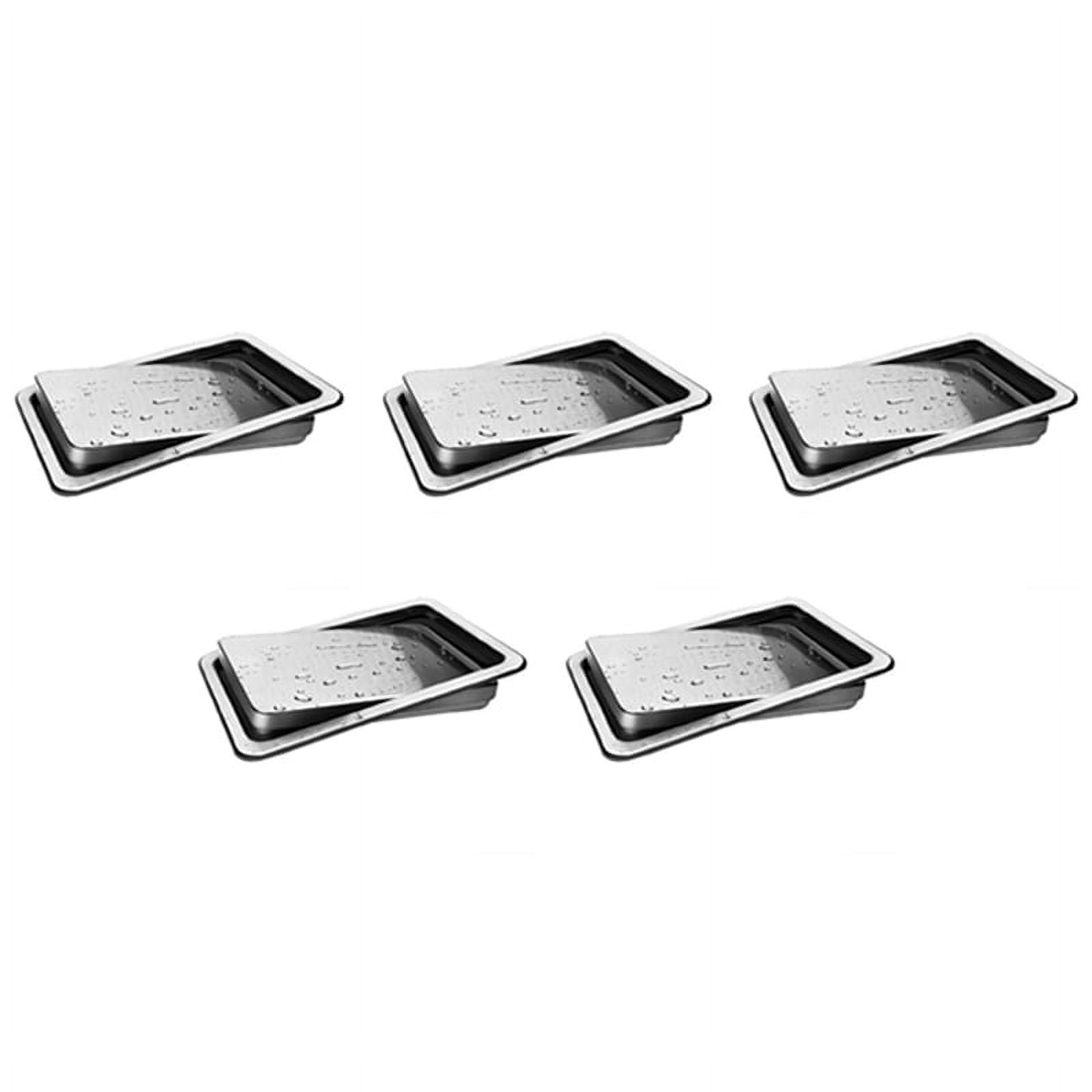 5X Garbage Flap Lid Trash Bin Cover Flush Built-in Balance Swing Flap ...