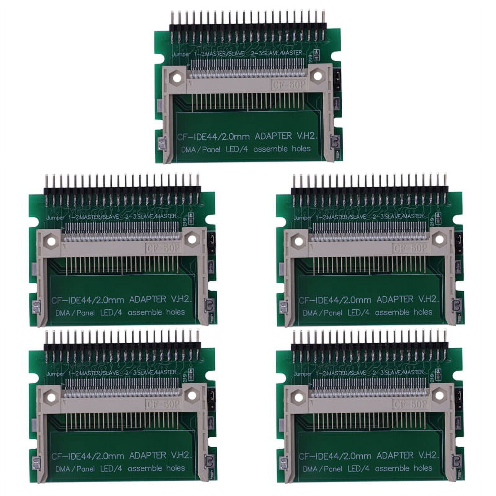 5X IDE 44 Pin Male to Compact Flash Male Adapter Connector - Walmart.com