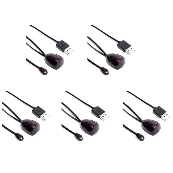 5X IR Extender Infrared IR Remote Control Receiver USB IR Receiver ...