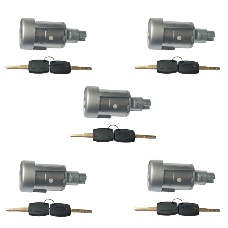 5X Ignition Lock Ignition Switch with 10 Keys Kits for Transit Custom ...