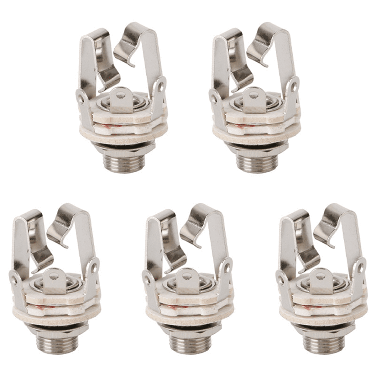 5X Jack 6.5 Two-Channel Audio Cable Connector Plug Socket with A Switch ...