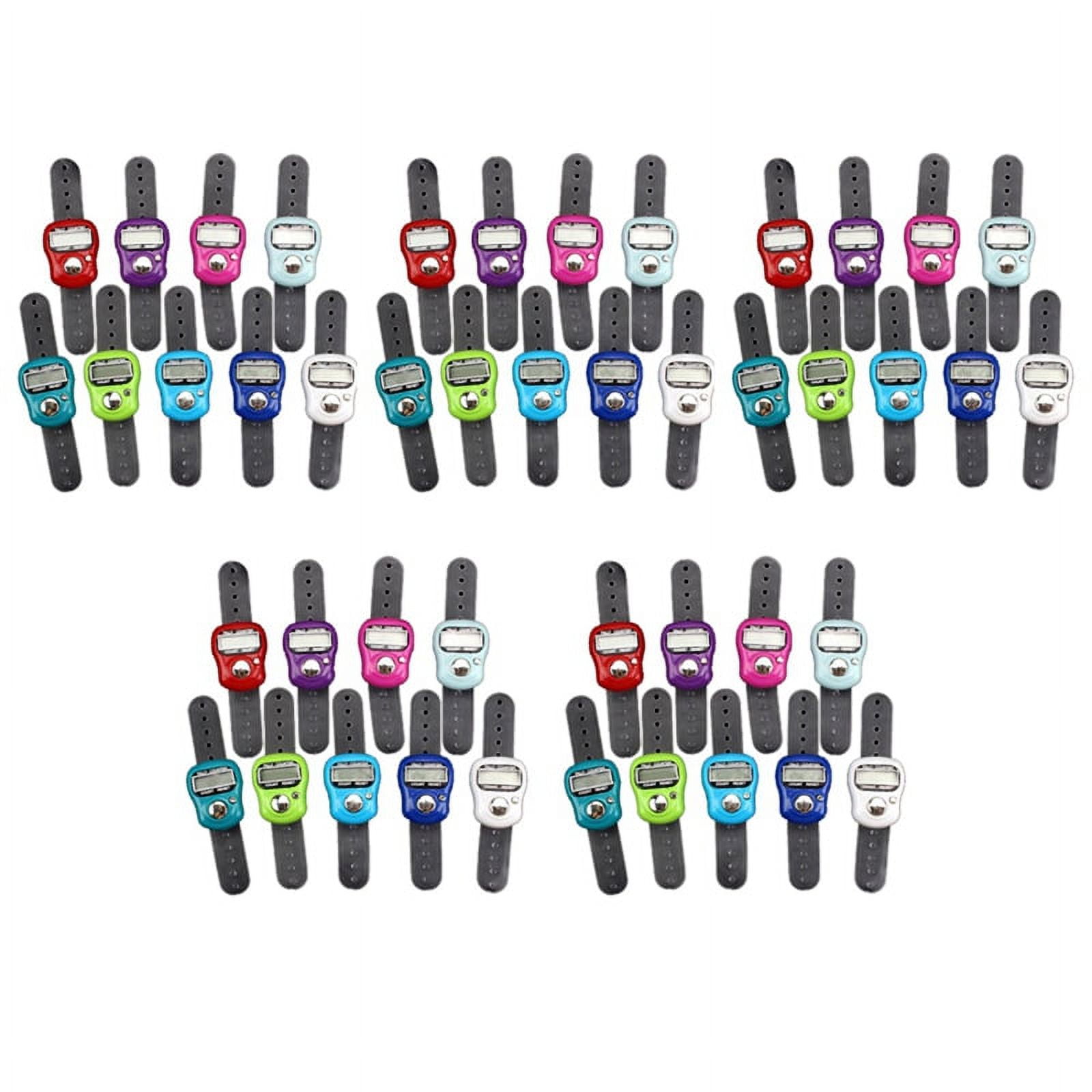 5X LCD Electronic Finger Hand Ring Knitting Row Tally Counter Pedometer ...