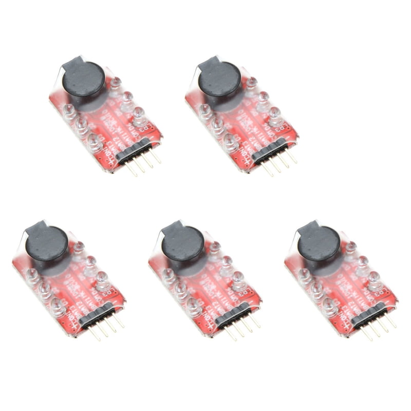 5X Loud Hailer Lipo Battery Voltage Alarm Display Checker 2-3S LED ...