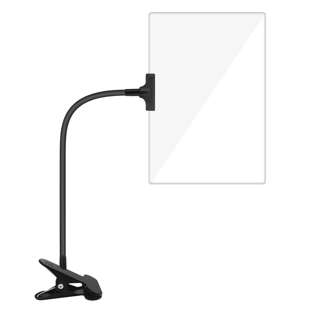 5X Magnifying Glass with Clip, 6x3.5 Inch Magnifier Clamp Adjustable ...