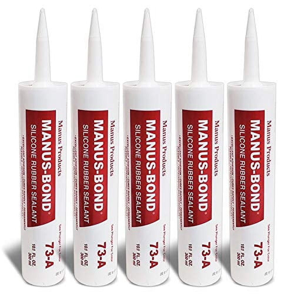 5X Manus-Bond 73-A Fix/Repair Sealant Sealer 300ML Silicone Rubber ...