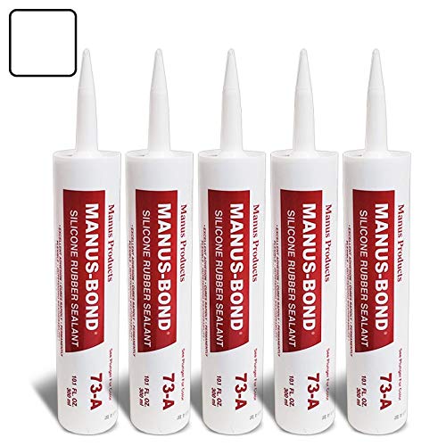5X Manus-Bond 73-A Fix/Repair Sealant Sealer 300ML Silicone Rubber ...