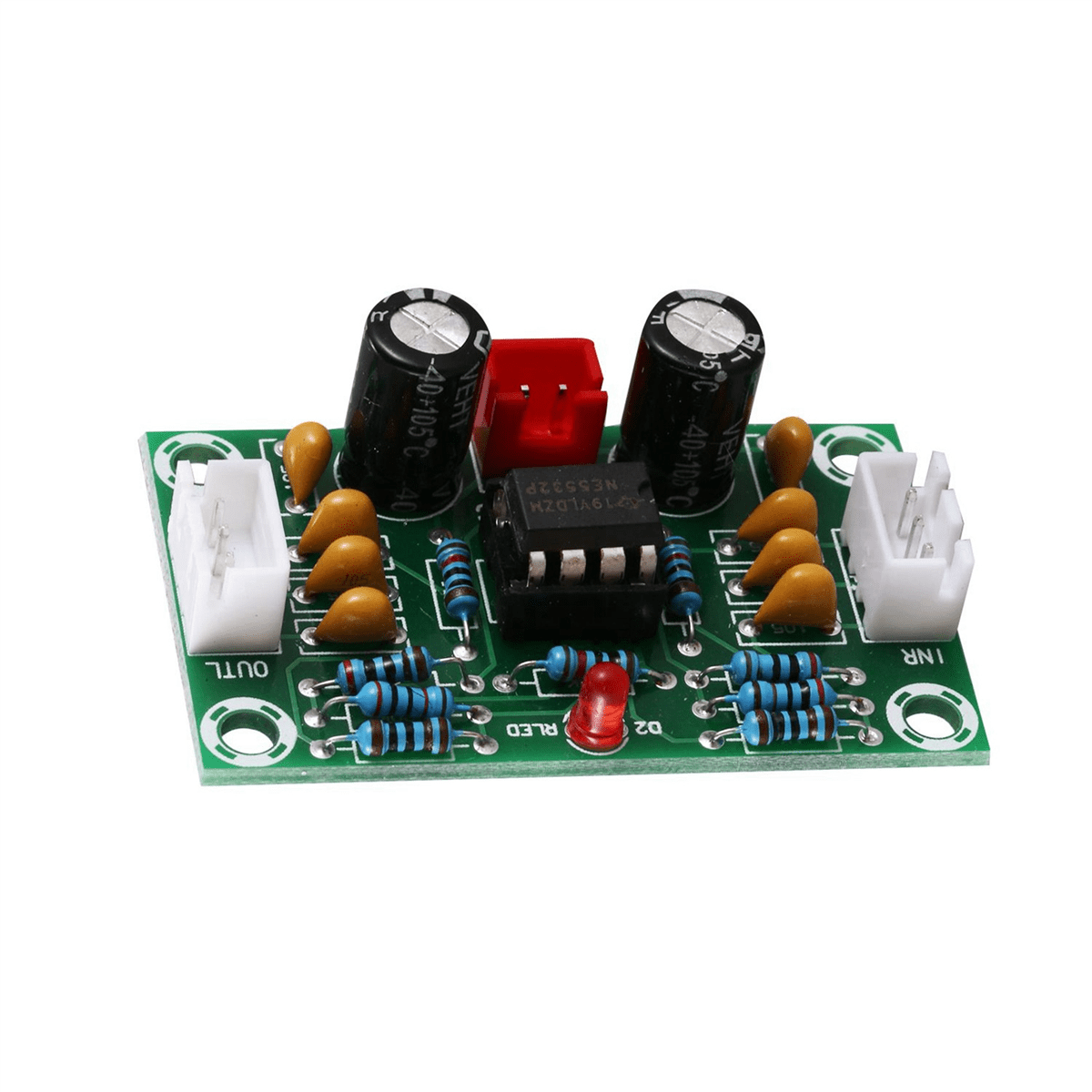 5X Mini Preamp Op Amp Module Amplifier Dual Channel NE5532 Preamplifier ...