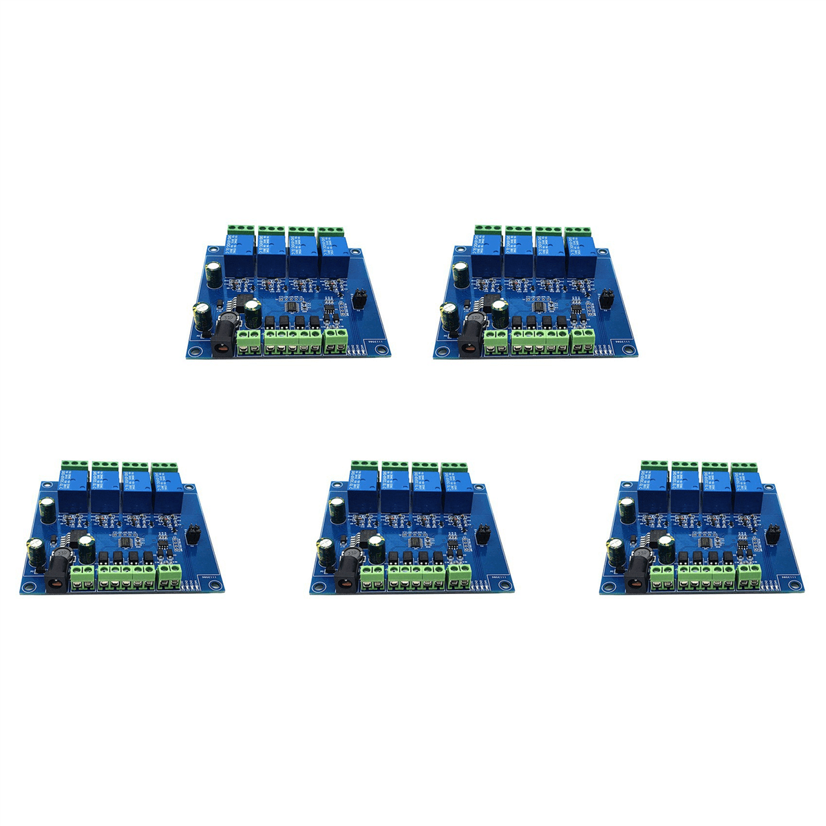 5X Modbus RTU 4 Way Relay Module 7-24V Relay Module Switch RS485/TTL Input and Output with Anti ...