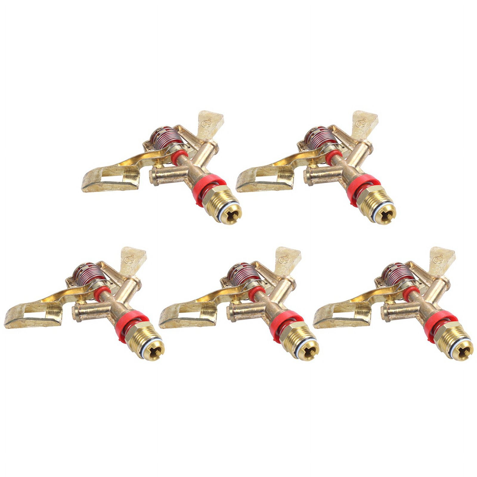 5X New 1/2 Inch Dual Connector Zinc Alloy 360 Degree Rotate Rocker Arm ...
