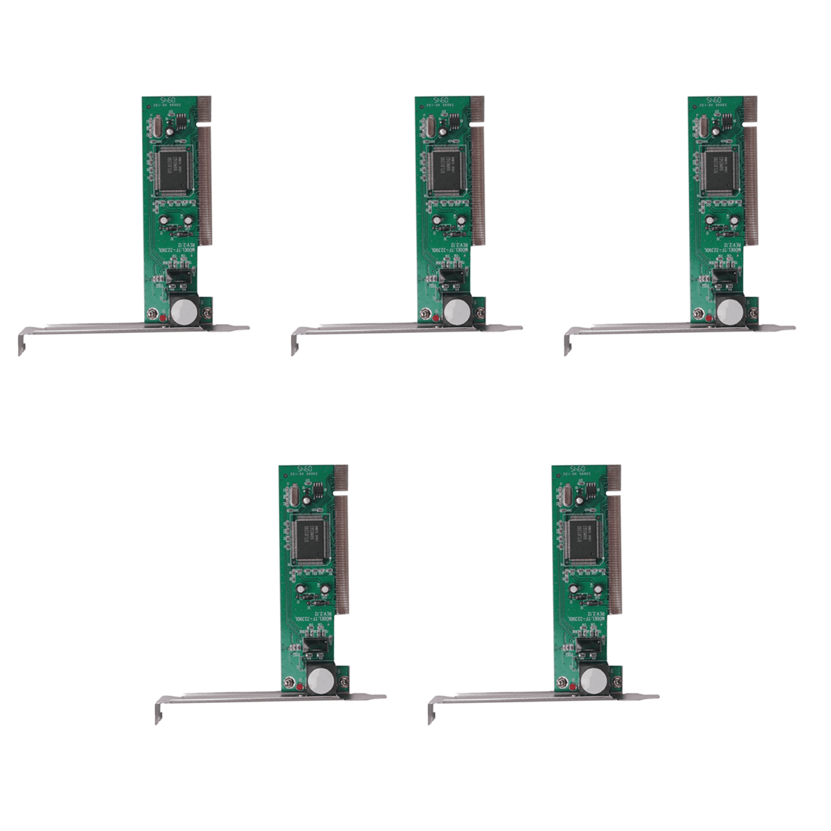 5X PCI Network Card RTL8139D Expansion Card 100Mbps RJ45 Ethernet ...